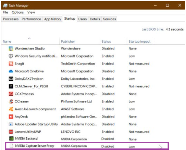 Nvidia Capture Server Proxy And How To Disable It | Lab-One