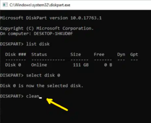 How To Use The Diskpart Clean Function | Lab-One