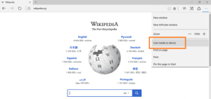 How To Cast Websites From Microsoft Edge To Tv | Lab-One