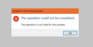 How To Fix Unable To Terminate Process Error | Lab-One
