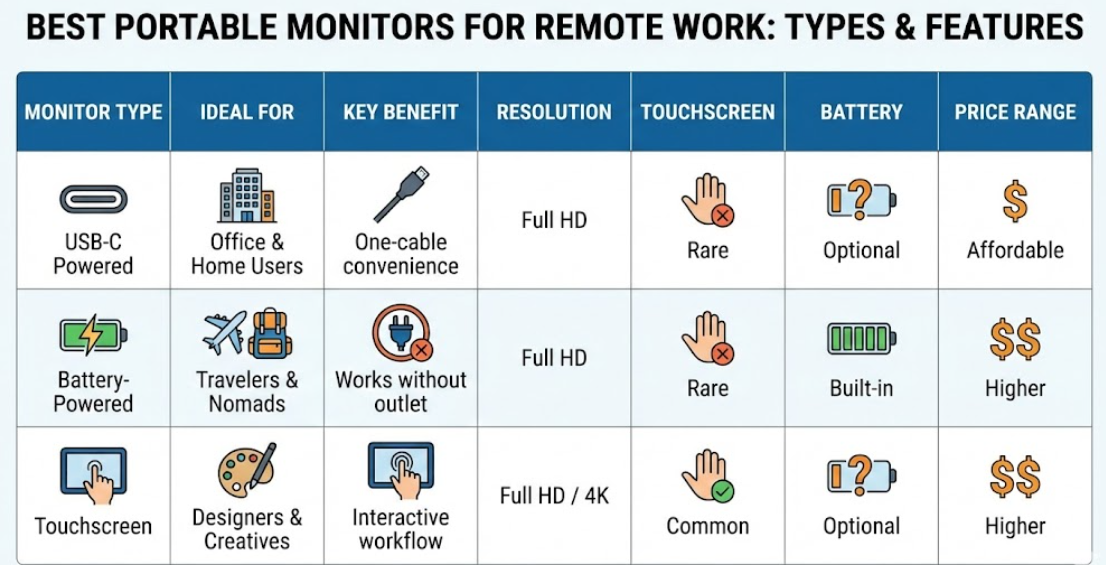 Best Portable Monitors for Remote Work | Lab-One