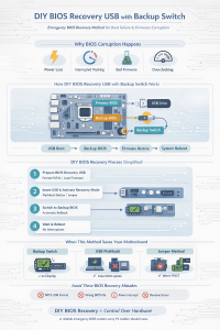 DIY BIOS Recovery USB with Backup Switch | Lab-One